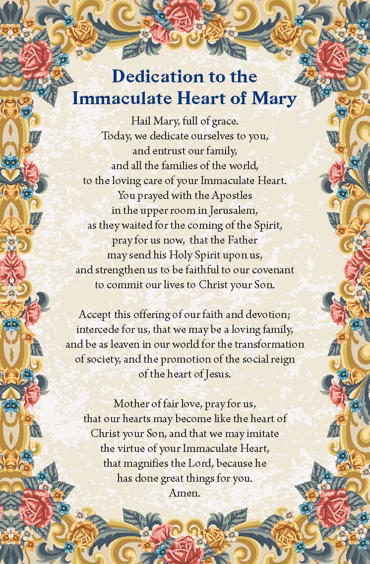 Home Enthronement Prayer Card – Shop Catholic Info