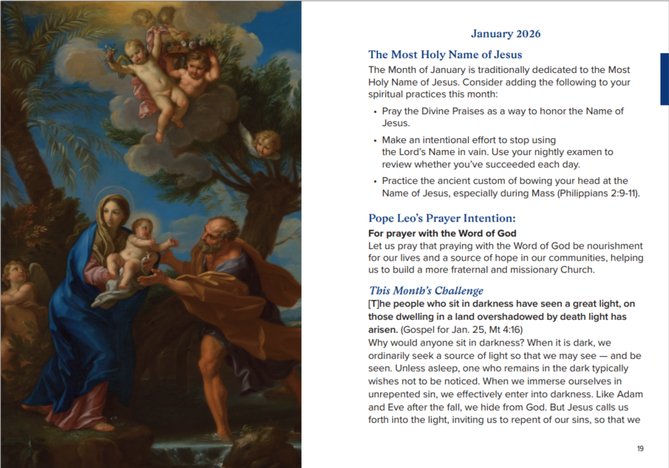 Vivat Jesus Spiritual Planner - 2026 – Shop Catholic Info